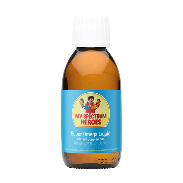 Super Omega Liquid Dietary Supplement for Children with Autism & ADHD ...